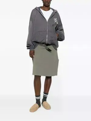PALY Print-detail Long-sleeve Hoodie