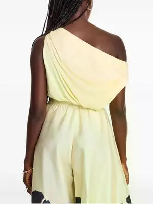 DIARRABLU Alba One-shoulder Draped Top