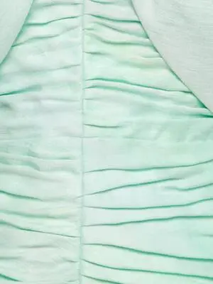 RASARIO Ruched Off-the-shoulder Mini Dress