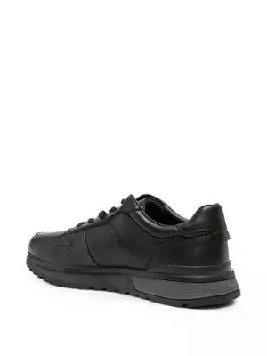 SERGIO MORETTI FIRENZE Leather Sneakers - Black