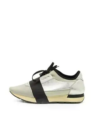 Balenciaga Race Runner Sneakers - Silver