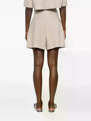 MOUTAKI Tailored Pleat Detail Shorts
