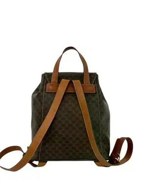 Celine Macadam Coated Canvas Backpack