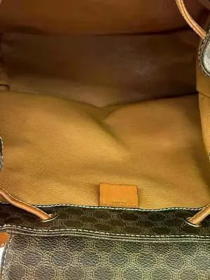 Celine Macadam Coated Canvas Backpack