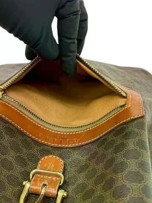 Celine Macadam Coated Canvas Backpack