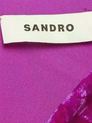Sandro V-neck Mini Dress