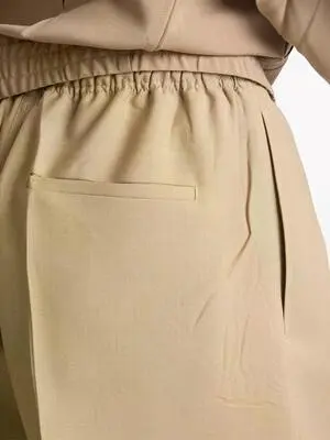 Prada Light Mohair Wide-leg Pants - Neutrals