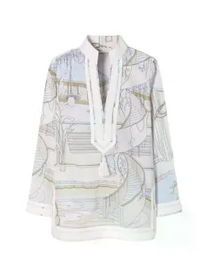 Tory Burch Graphic Print Tunic