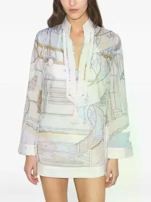 Tory Burch Graphic Print Tunic