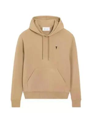 AMI Paris Organic Cotton Hoodie - Neutrals