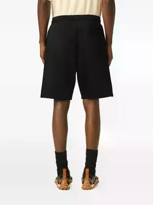 AMI Paris Cotton Embossed De Coeur Shorts