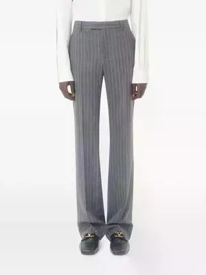 Valentino Garavani Wool Pinstripe Tailored Trousers