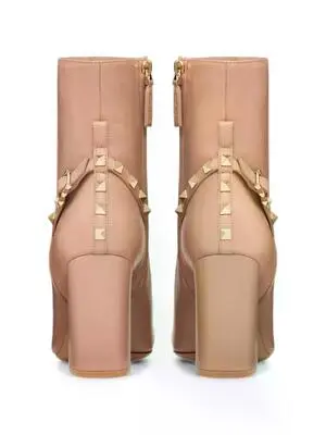 Valentino Garavani Rockstud Nappa Ankle Boots