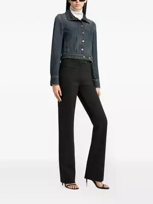 COURREGES Logo-embroidered Denim Jacket