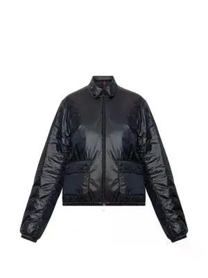 Moncler Lanset Logo Patch Down Jacket - Blue