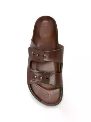 BRADOR Leather Flat Sandals