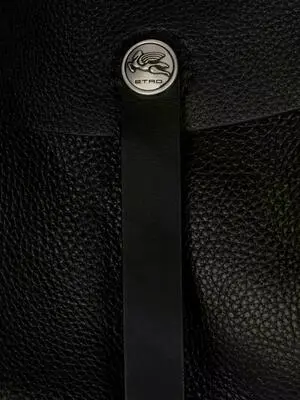Etro Maxi Tumbled Leather Pony Bag