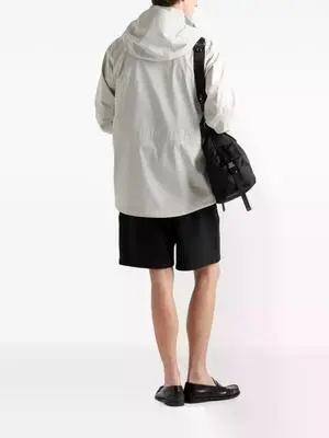 Prada Technical Fabric Hooded Jacket