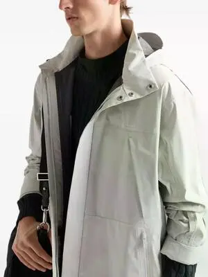 Prada Technical Fabric Hooded Jacket