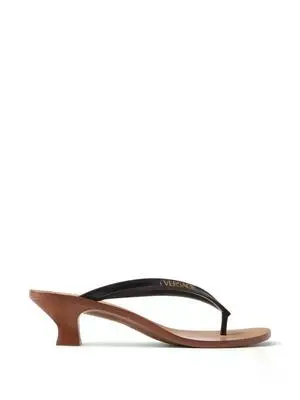 Versace Sophie Heeled Thong Sandals