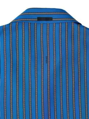 Versace Printed Silk Twill Shirt