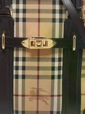 Burberry Haymarket Check Minford Tote Bag - Neutrals