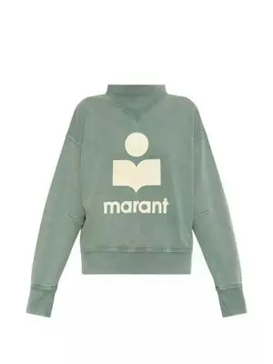 MARANT ETOILE Moby Logo Sweatshirt - Green
