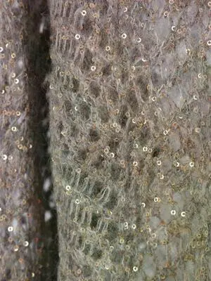 Brunello Cucinelli Sequin-embellished Open-knit Sweater