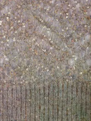 Brunello Cucinelli Sequin-embellished Open-knit Sweater