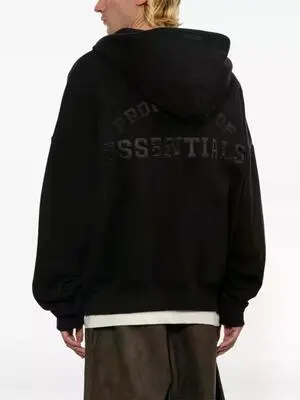 ESSENTIALS Logo-print Half-zip Hoodie