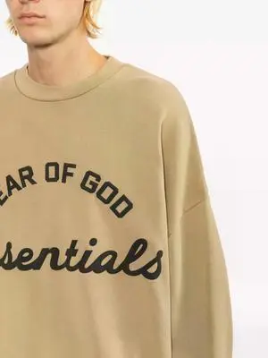 ESSENTIALS Logo-print Crew Neck Sweater