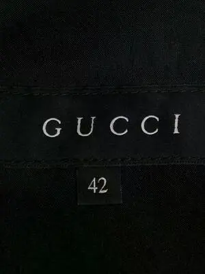 Gucci Single-breasted Octagonal Pattern Coat