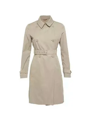 Max Mara Belted Double-breasted Coat - Neutrals