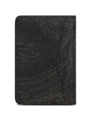 Etro Arnica Document And Card Holder - Black