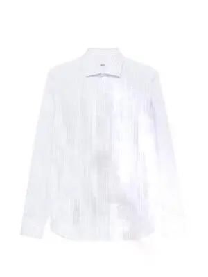 VELA SHOP Checked Long-sleeve Shirt - White