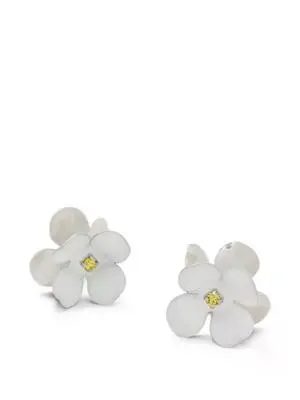 Marni Daisy Stud Earrings - Silver