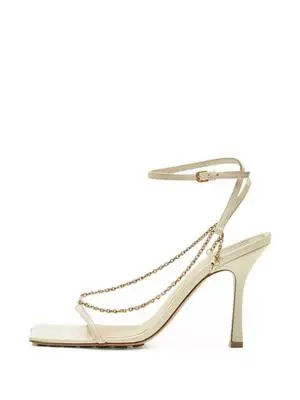 Bottega Veneta Chain Ankle-strap Sandals
