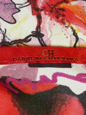 Carolina Herrera Floral-print Silk Scarf