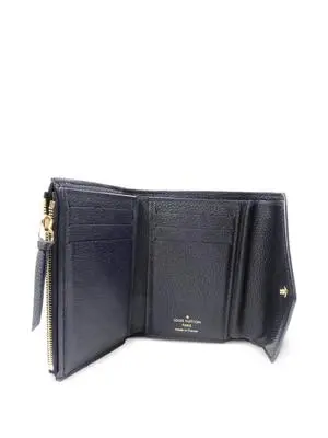 LOUIS VUITTON Victorine Monogram Empreinte Wallet - Black