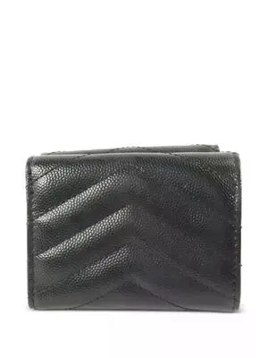 Saint Laurent Small Monogram Envelope Quilted Wallet