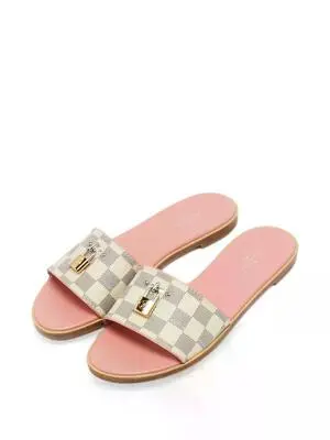 LOUIS VUITTON Lock It Sandals - Neutrals