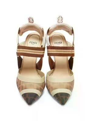 Fendi Colibri Slingback Pumps