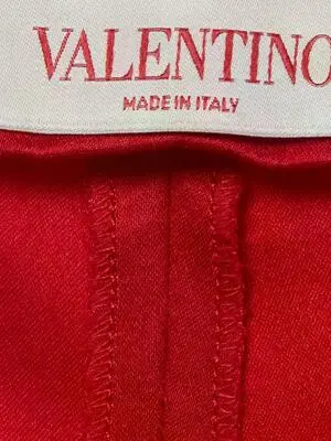 Valentino Garavani Satin Silk Shorts - Red