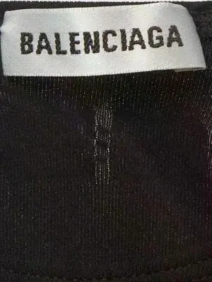 Balenciaga Bb Flocked Jersey Long-sleeved T-shirt