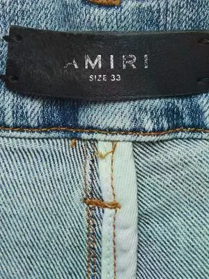 Amiri Distressed Skinny Jeans - Blue