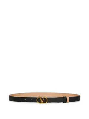 Valentino Garavani Vlogo Signature Reversible Belt - Black