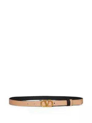 Valentino Garavani Vlogo Signature Reversible Belt - Black