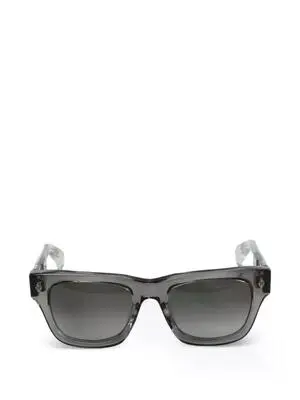 Chrome Hearts Square Frame Sunglasses With Silver-tone Hardware - Grey