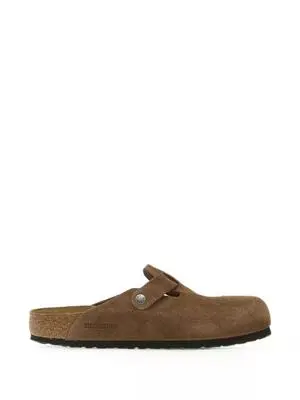 BIRKENSTOCK Boston Buckle-fastening Mules - Brown