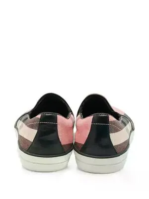 Burberry Gauden Check-pattern Slip-on Sneakers